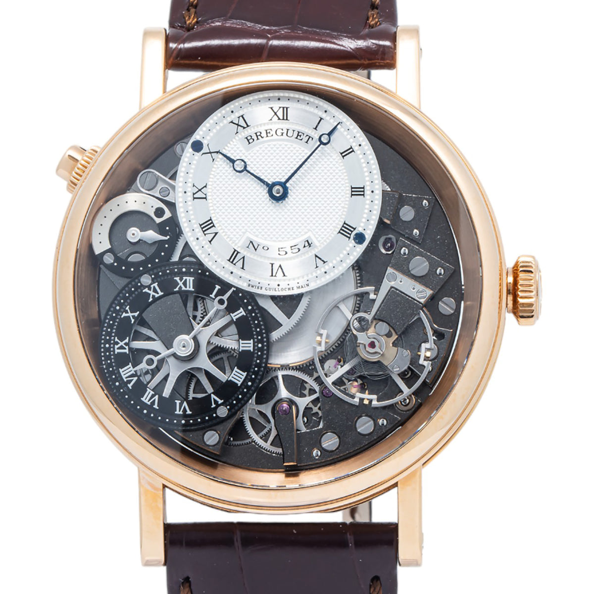 Breguet Traditional GMT 7067BR919E6 2014 NEW Paper 18k Rose Gold Mens ...