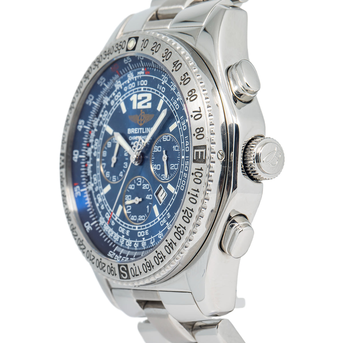 Breitling B2 A42362 Stainless Steel Automatic Blue Dial Men's Watch 44 ...