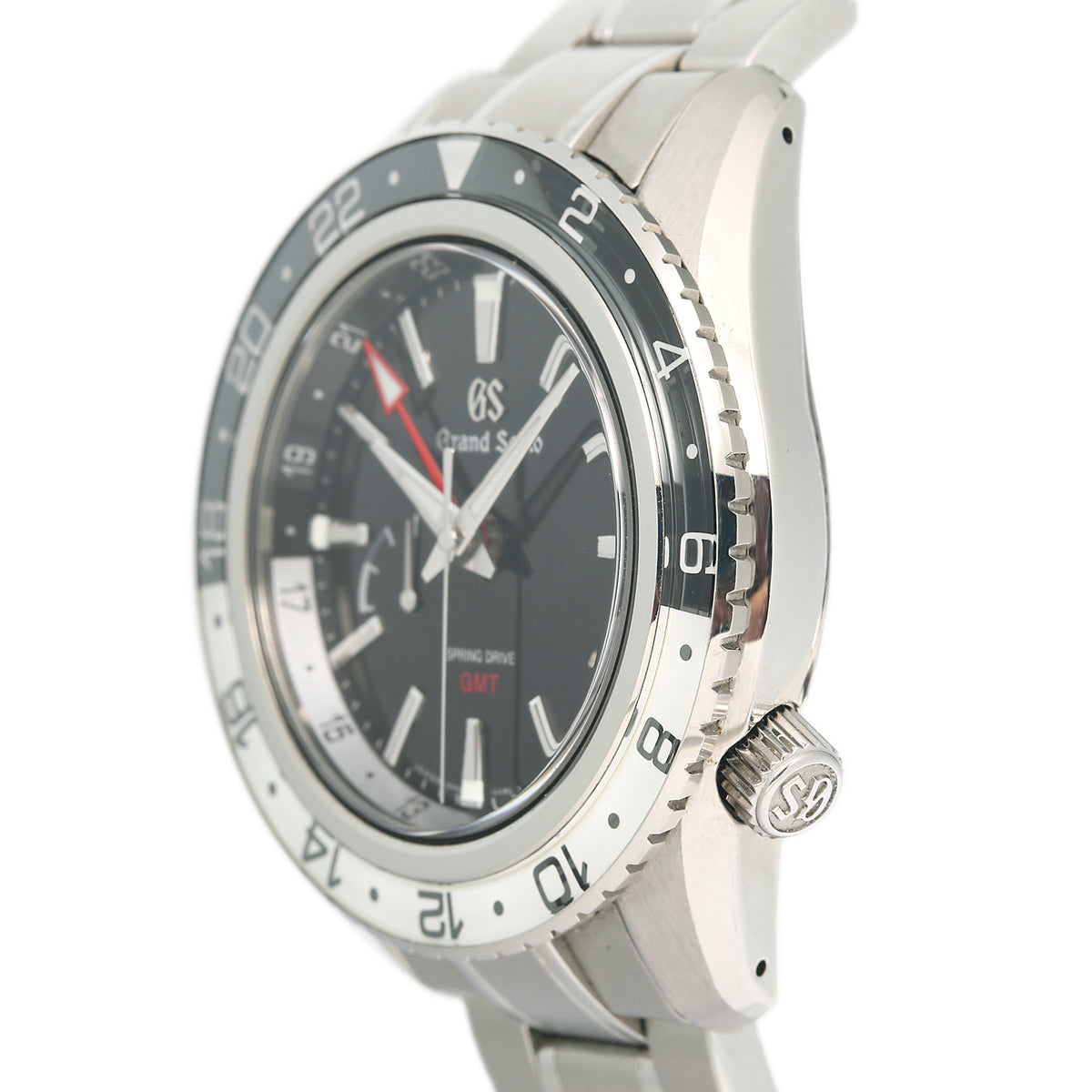Grand Seiko Spring Drive GMT SBGE277 Steel Black Watch 44mm 2022 Aug C ...